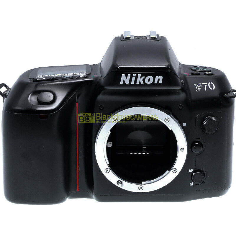 Nikon F70 body fotocamera reflex autofocus professionale analogica. Corpo F-70 - Blackdove Cameras