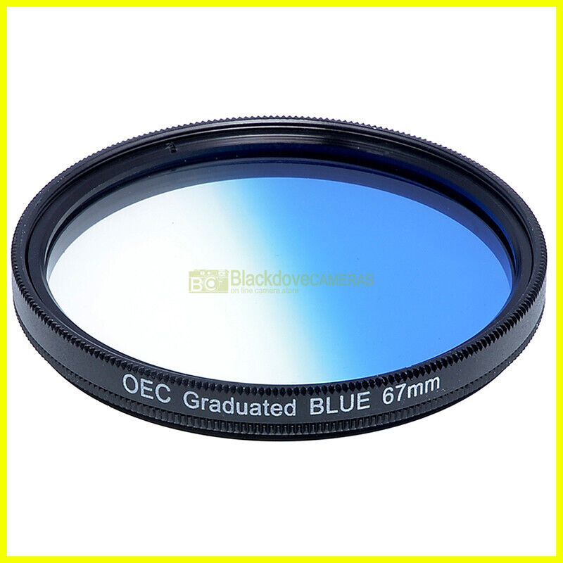 67mm. filtro digradante blu OEC Graduated blue filter. Vite M67 ...