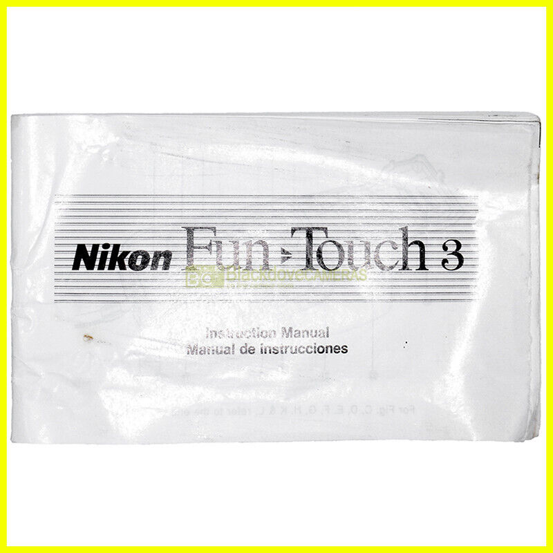 Nikon Fun Touch 3 Instructions manual. User guide - english espanol ...