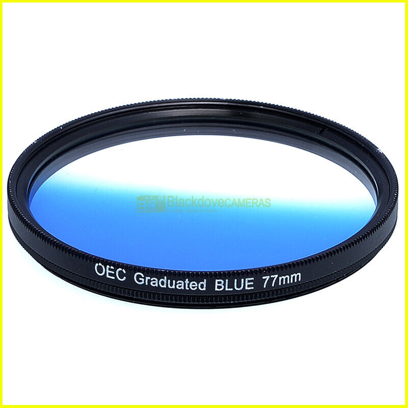 77mm. filtro digradante blu OEC Graduated blue filter. Vite M77 ...